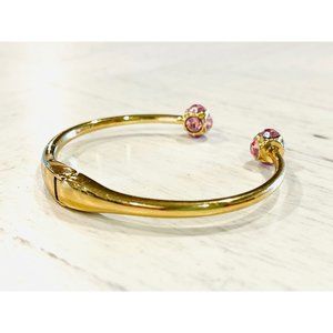 kate spade | Jewelry | Kate Spade Gold Plated Lady Marmalade Open Cuff ...